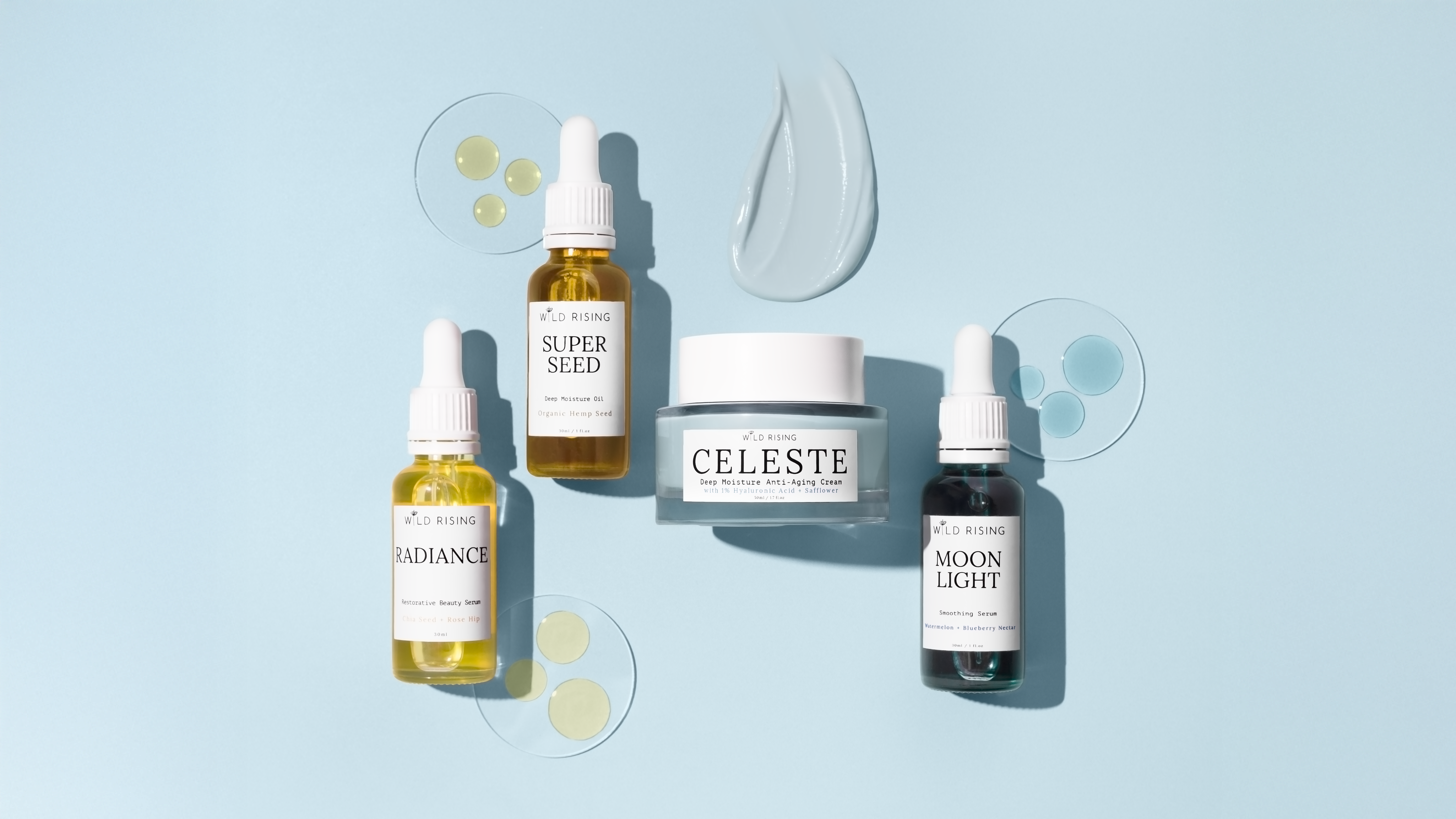 Face Oil or Cream Moisturiser First? Let's Help – Wild Rising Skincare