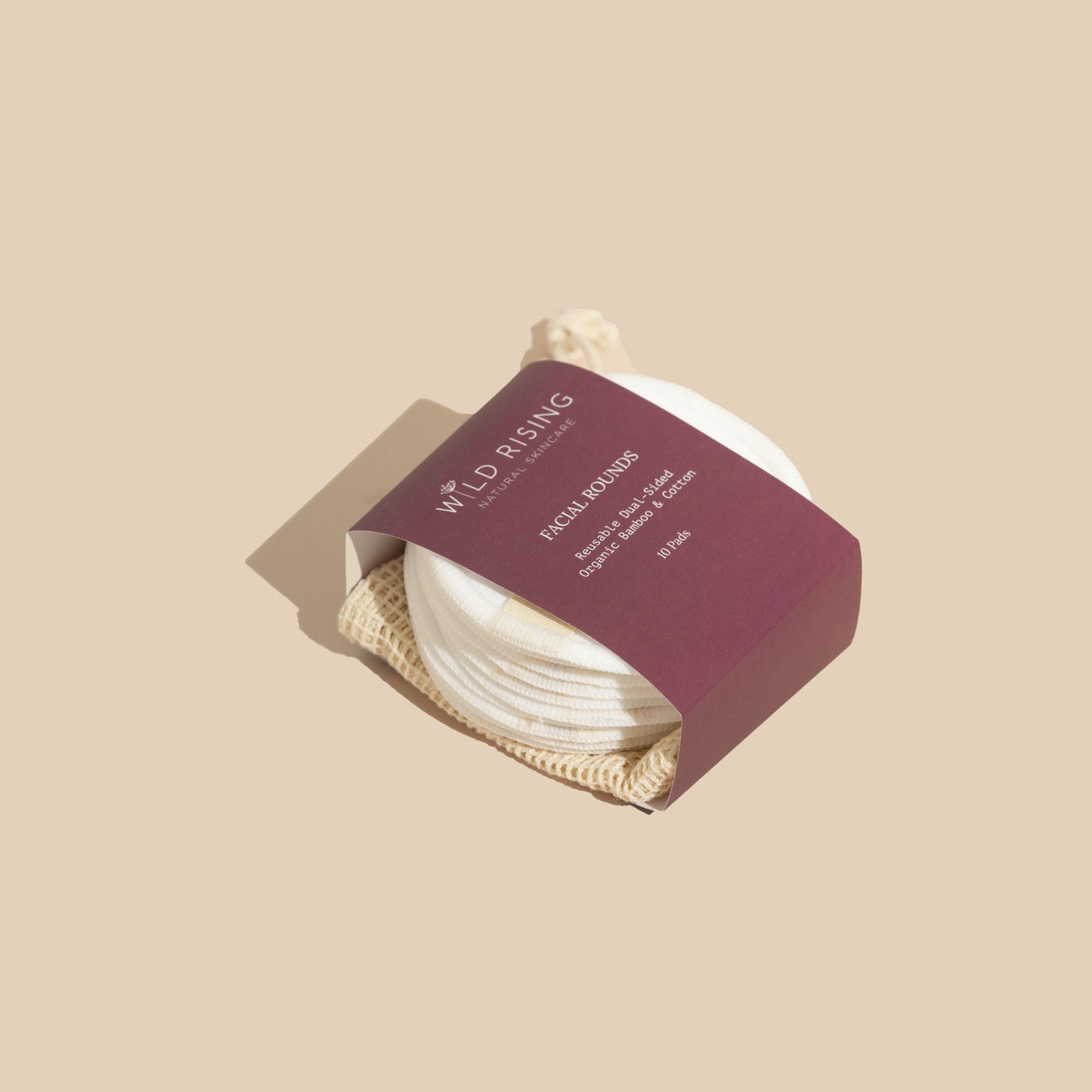 10 Organic Cotton Reusable Makeup Pads – Wild Rising Skincare